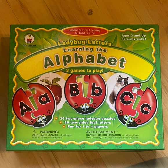 Toys | Ladybug Letters Learning The Alphabet Puzzle Set | Poshmark